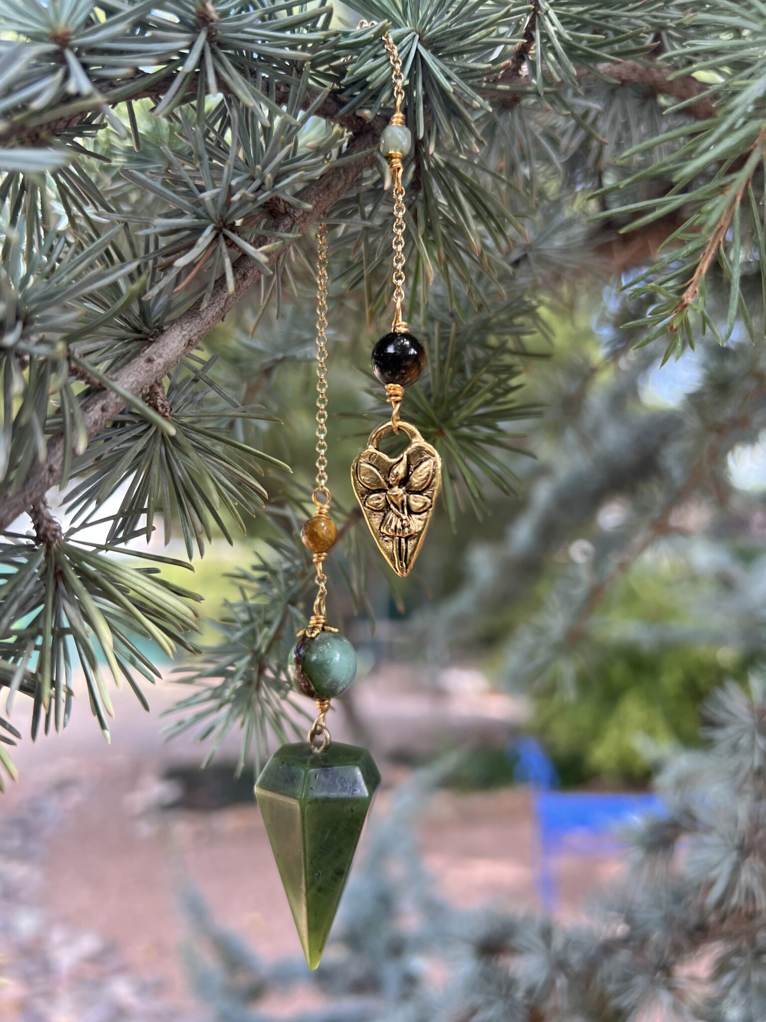 Jade Point with Australian Chrysoprase and Tiger's Eye Beads - WISDOM ...
